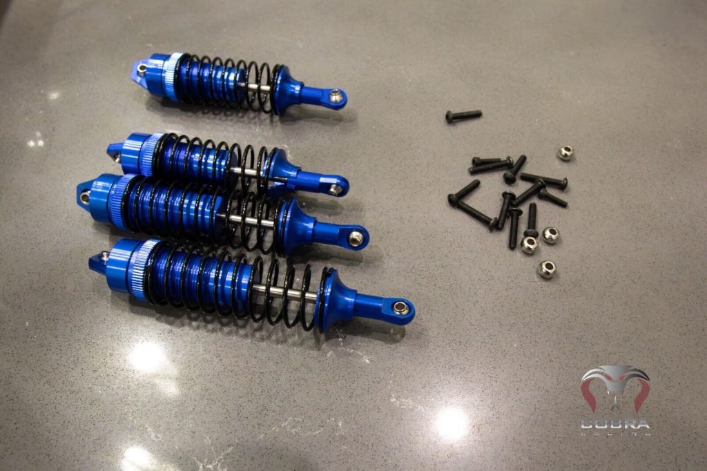 BL Aluminum Big Bore Shocks for Traxxas Slash, Rustler 4x4 2wd - Cobra ...