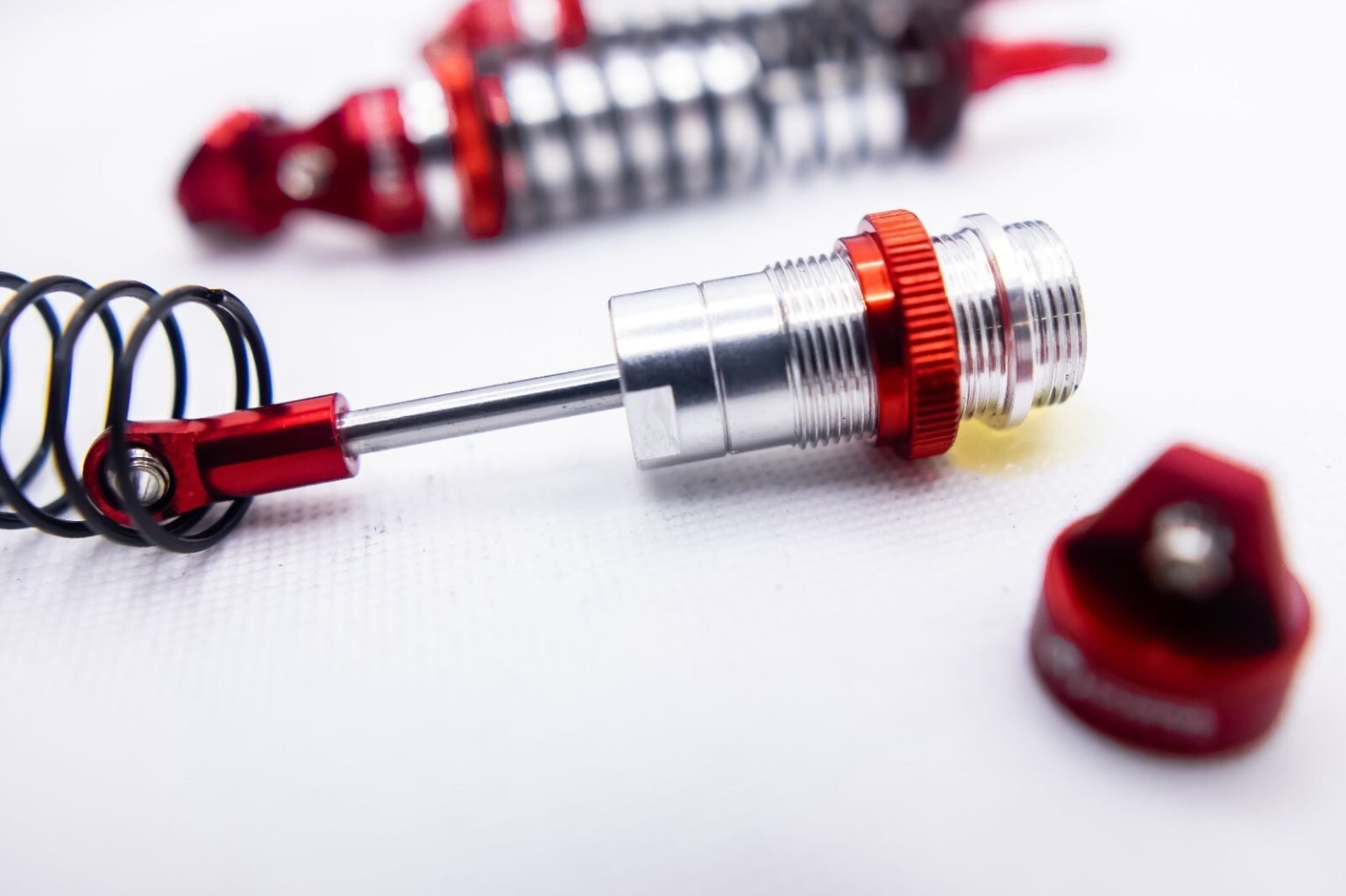 Traxxas 1/10 (Red) Big Bore Aluminum Shocks – Slash Rustler Stampede ...